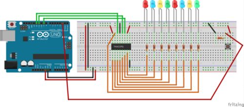 Arduinoで音階に合わせてLEDを光らせてみた | 数に溺れて